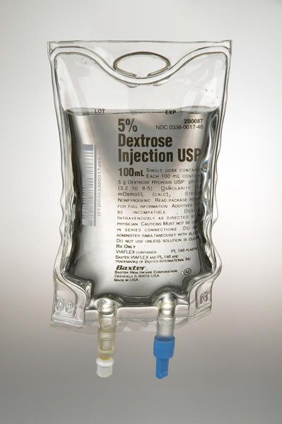 Baxter Healthcare 5% Dextrose Injections, USP 2B0087 - 96.0 Bag – RPS ...