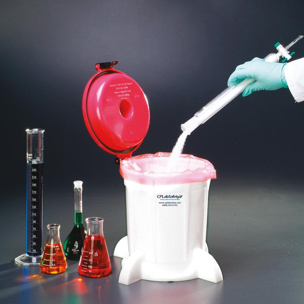 Cp Lab Safety CP Lab Safety Benchtop Solid Waste Containers - CQPSWC00 ...