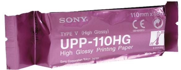 Sony Corporation SONY High-Gloss Black & White Print Media UPP-110HG ...