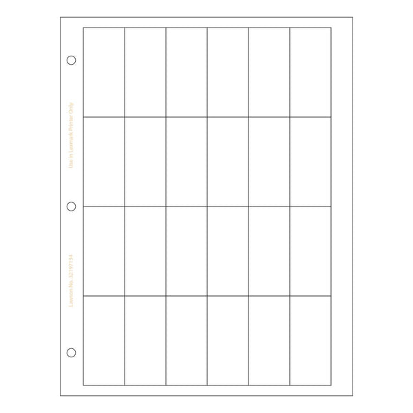 Centurion Centurion Laser Sheet Chart Labels with Holes LSL84 - 1.0 Pa ...